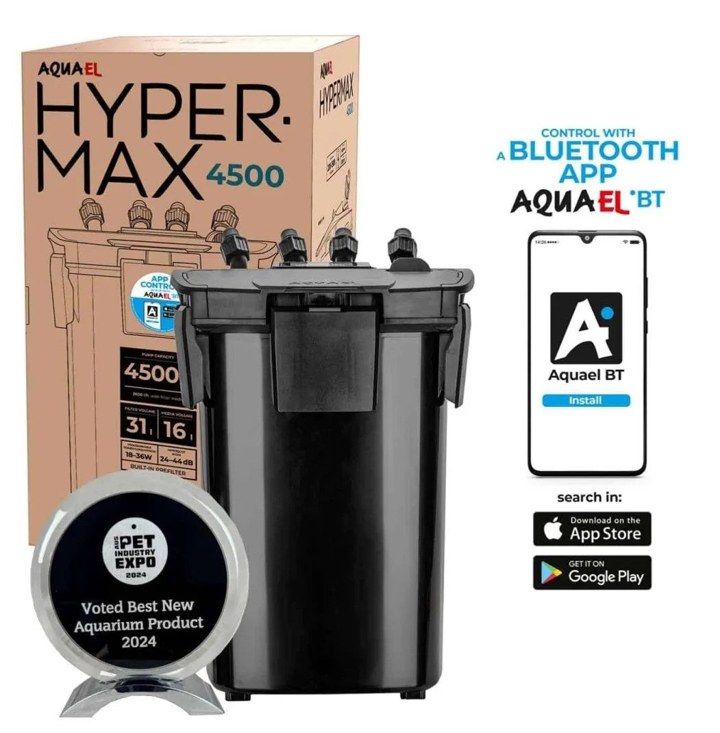 Aquael Hypermax Canister Filter 4500 – Biotech Aquatica